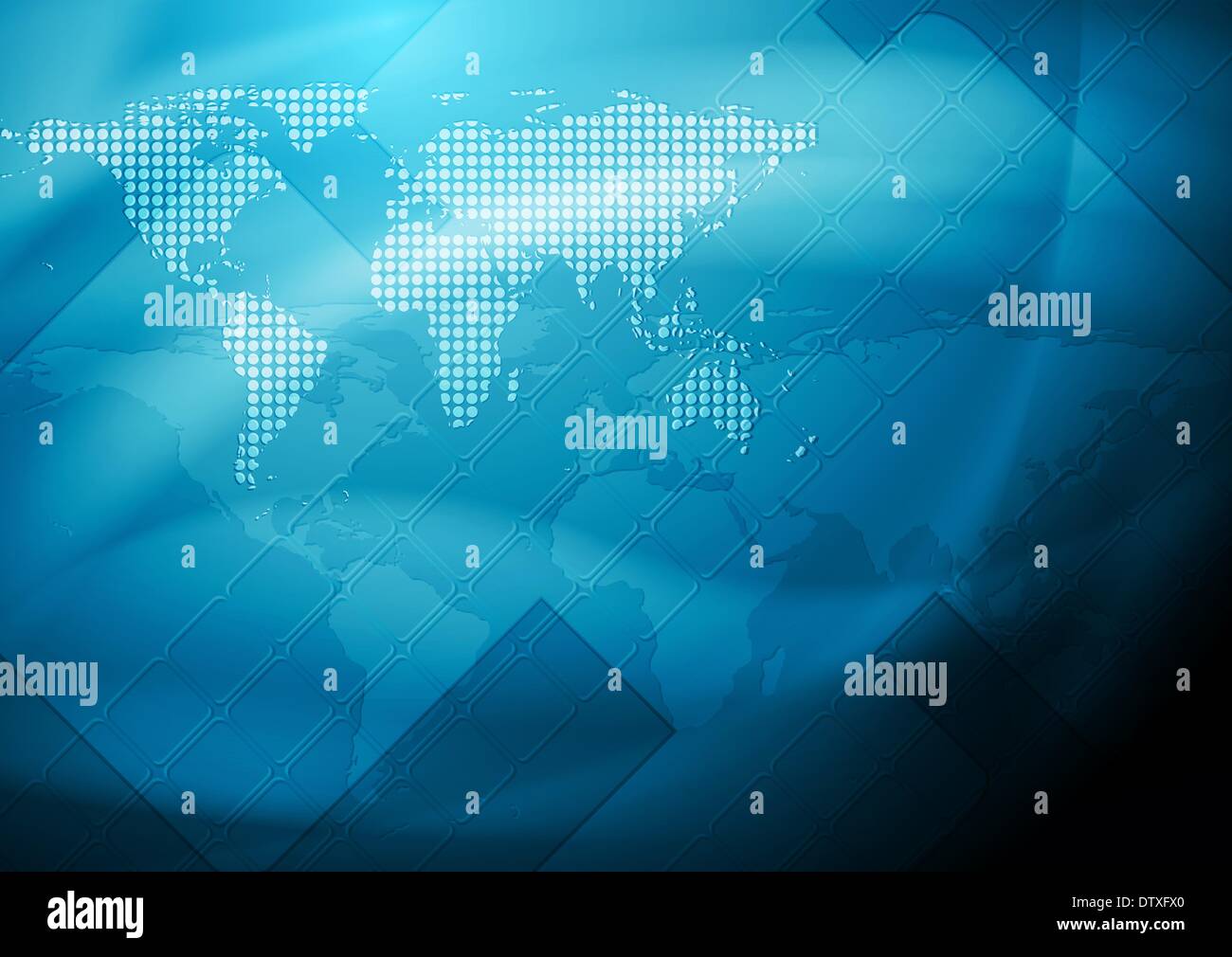 Abstract blue technology background Stock Photo - Alamy