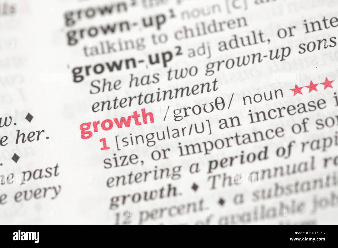Growth definition hi-res stock photography and images - Alamy
