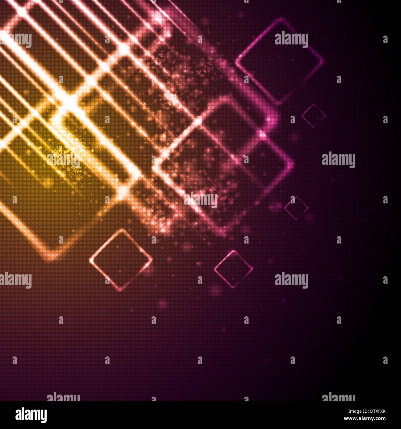 Vibrant shiny tech background Stock Photo - Alamy