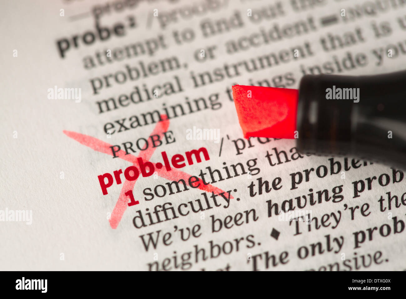 Crossed out words hi-res stock photography and images - Alamy