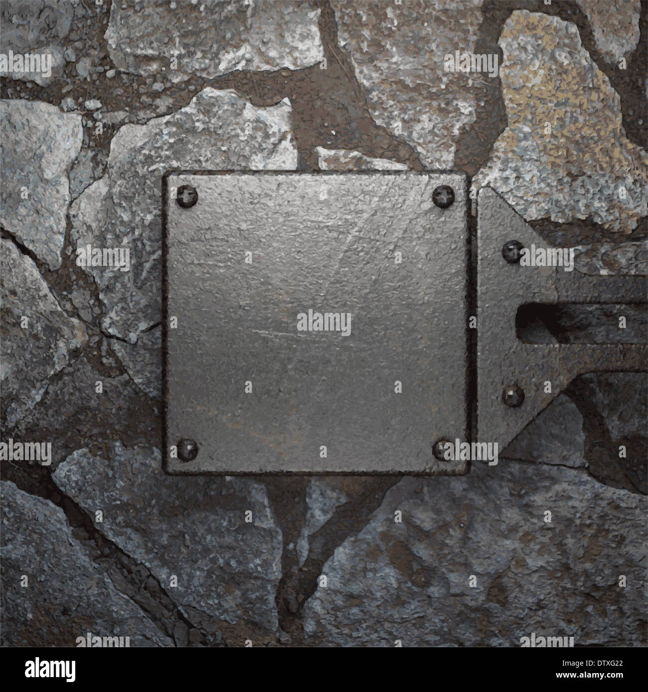 metal and stone background Stock Photo - Alamy