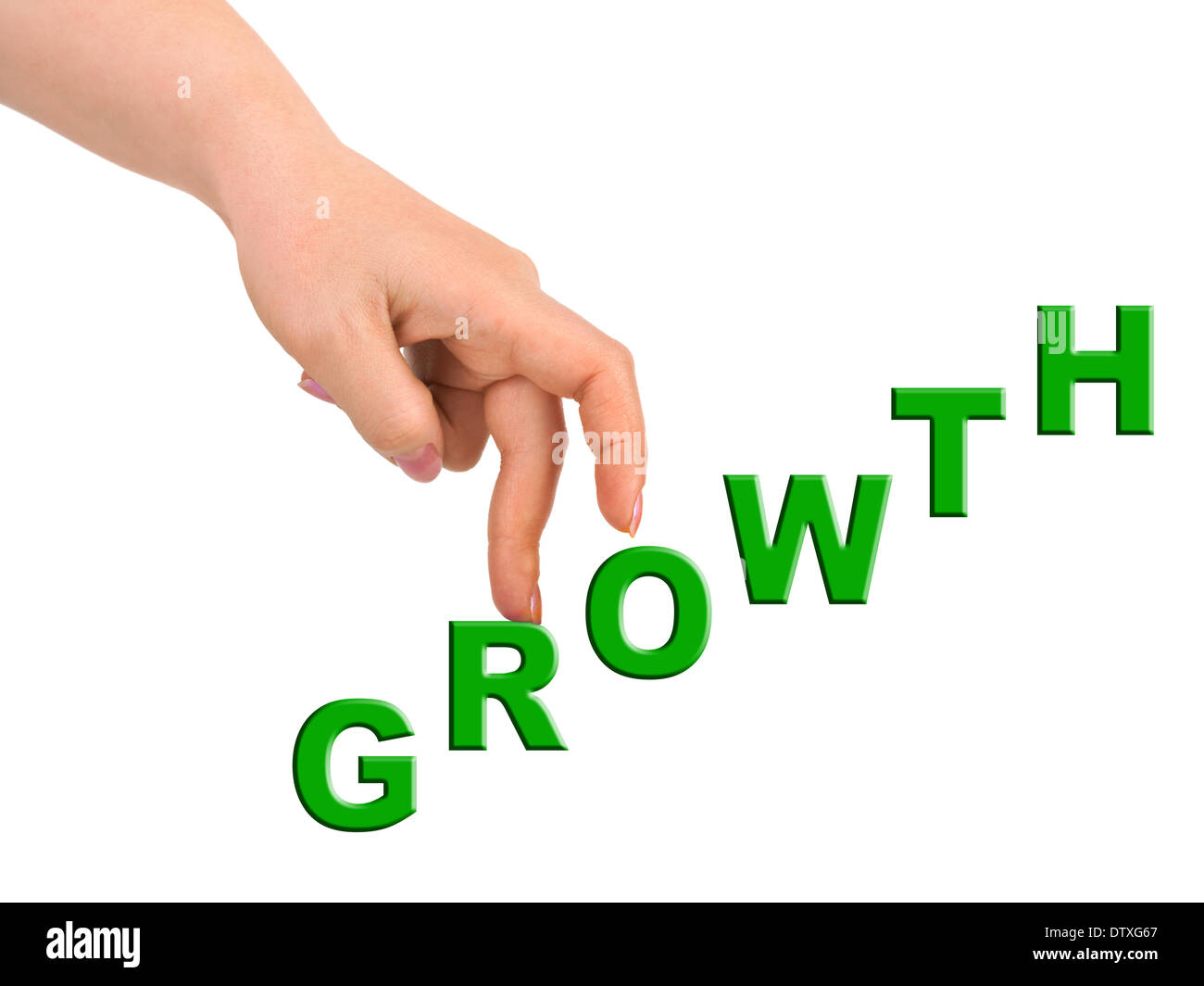 Hand and stairs Growth Stock Photo - Alamy