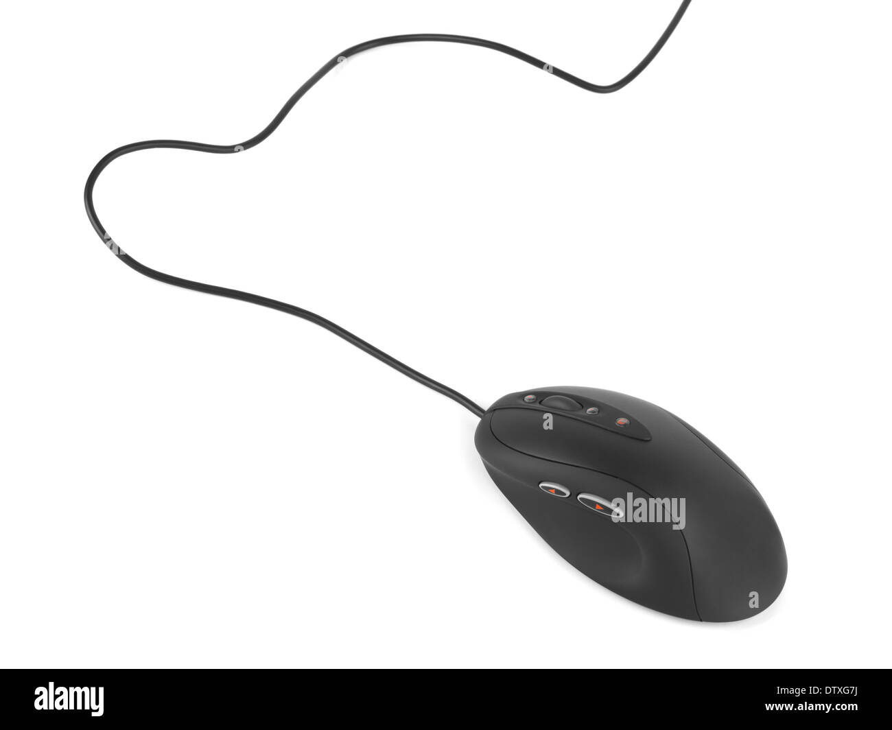 Computer mouse and cable Stock Photo - Alamy