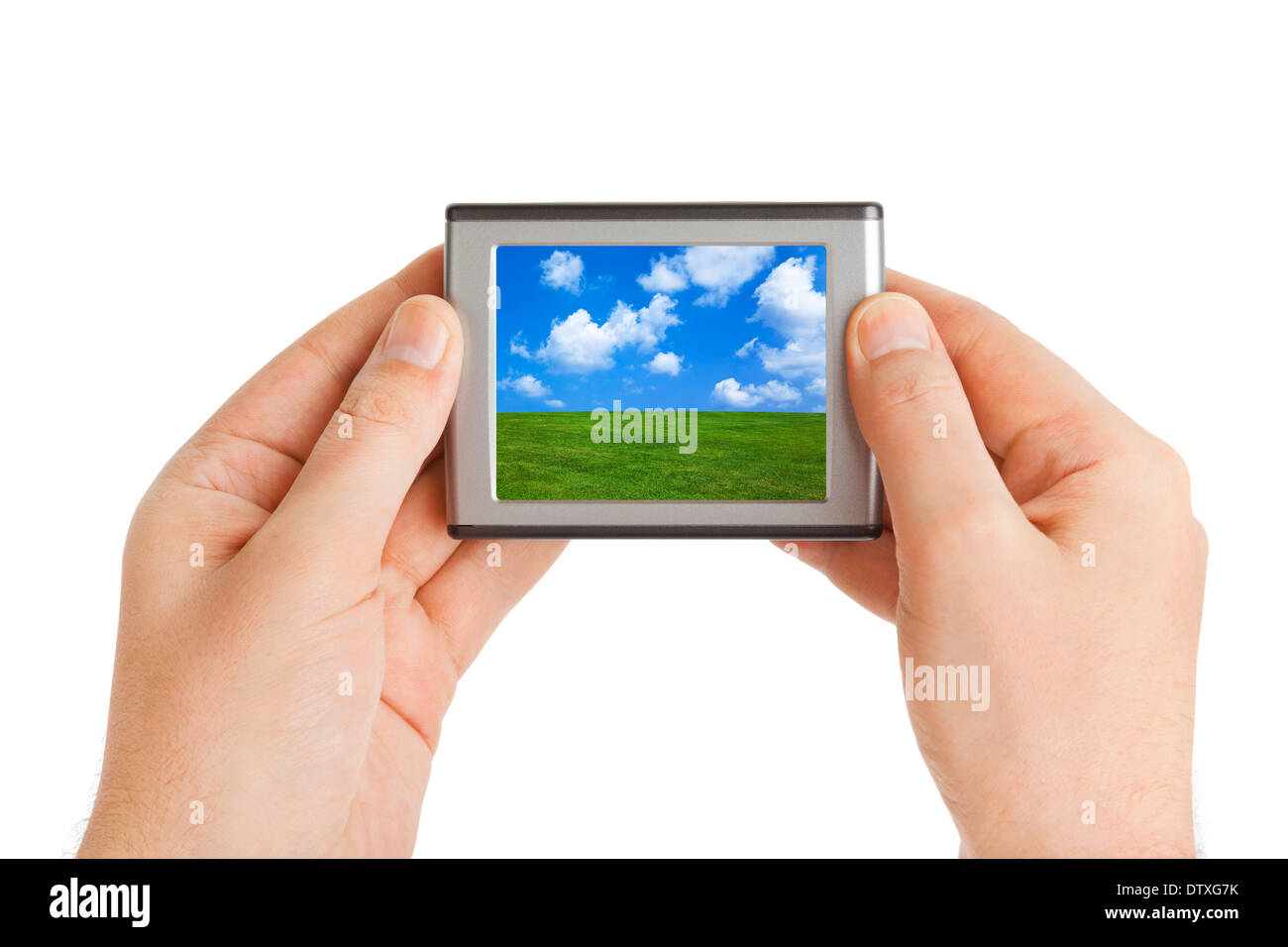 Spring landscape in white Cut Out Stock Images & Pictures - Alamy