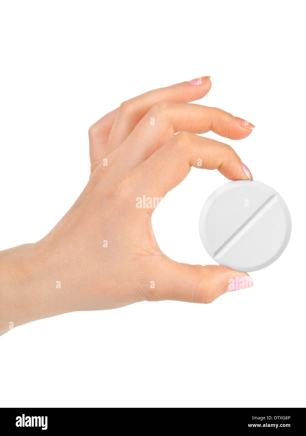 Doctor hand holding big pill hi-res stock photography and images - Alamy