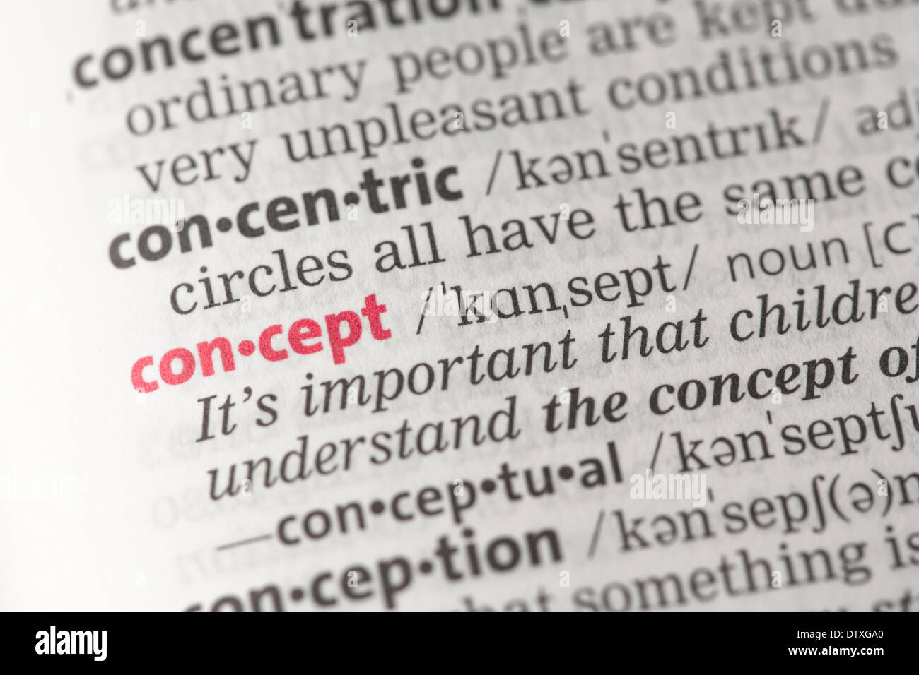 Concept definition hi-res stock photography and images - Alamy