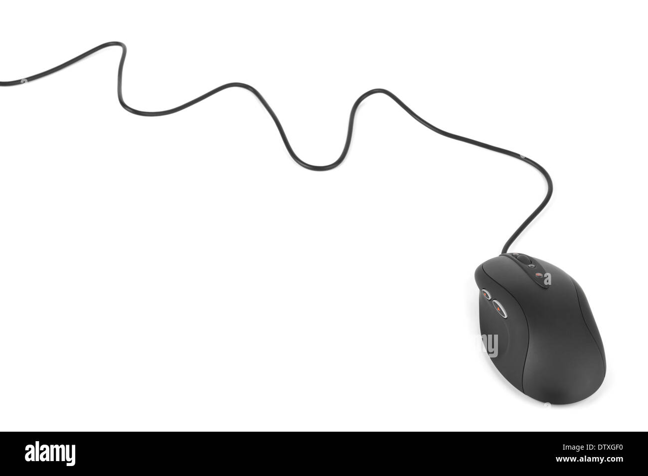 Computer mouse and cable Stock Photo - Alamy