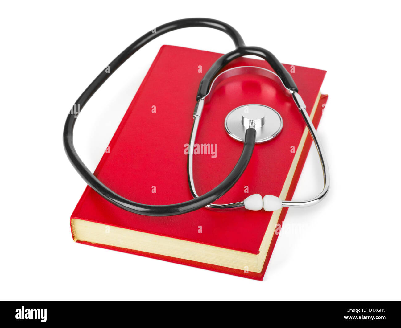 Stethoscope and book Stock Photo - Alamy