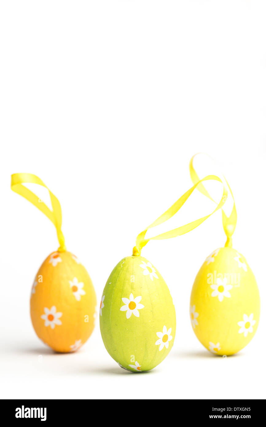 Three easter eggs Stock Photo - Alamy