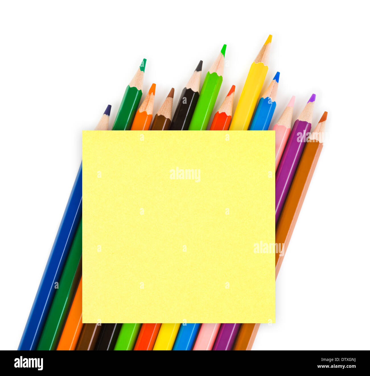 Paper note set pencils hi-res stock photography and images - Alamy