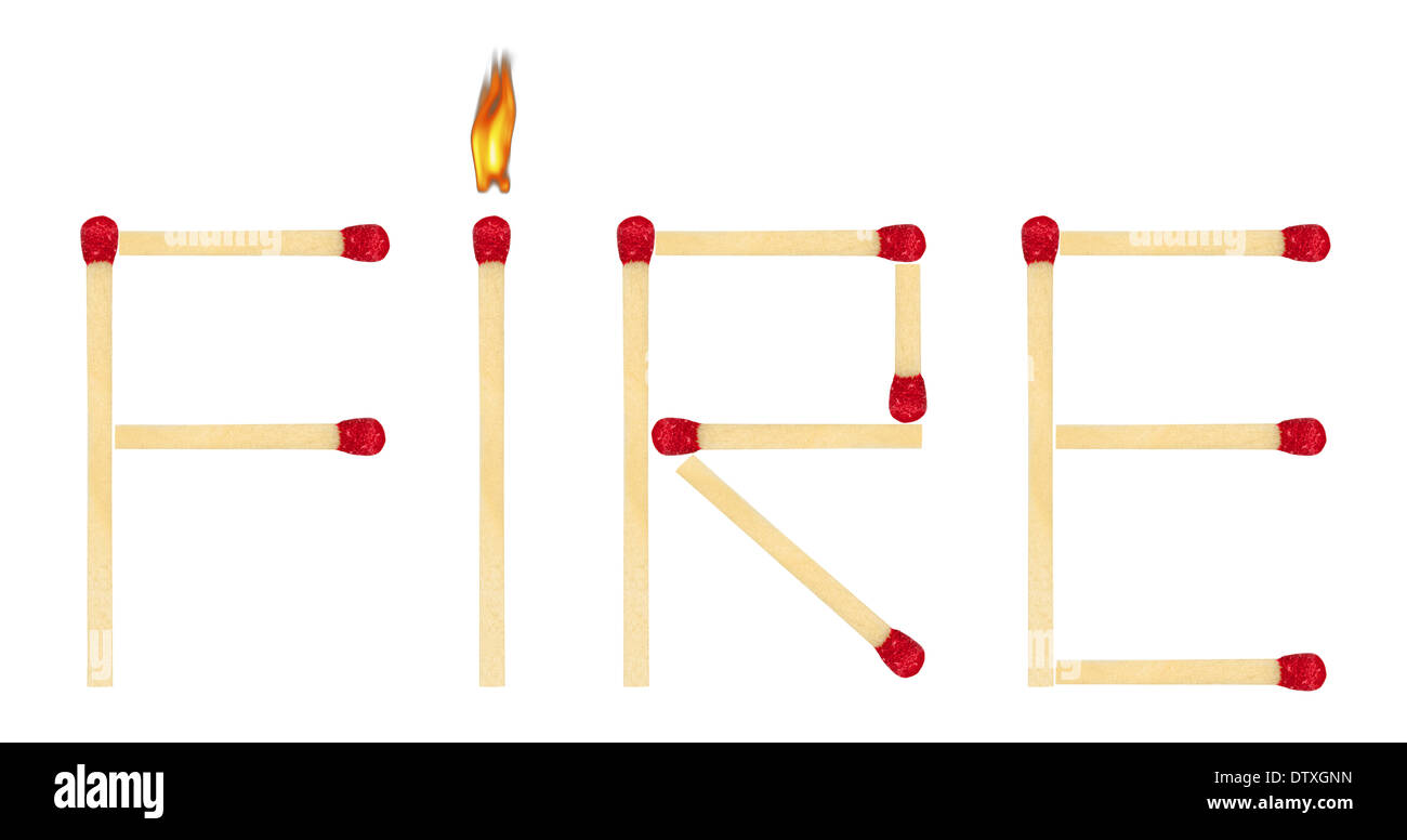 Word fire hi-res stock photography and images - Alamy