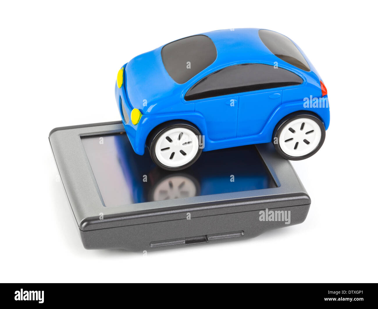 Car road navigator travel driving map Cut Out Stock Images & Pictures ...