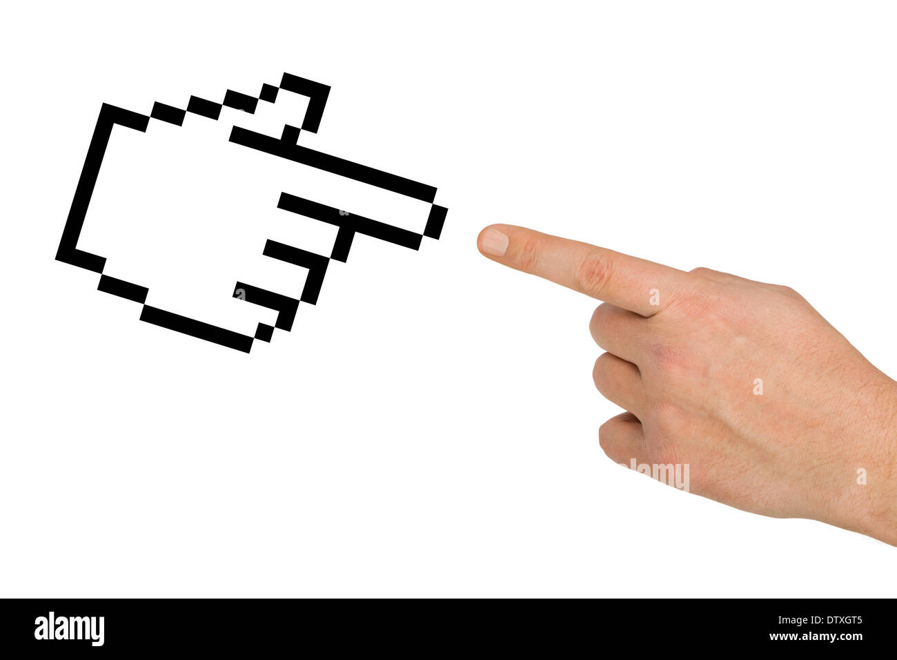 Finger cursor hi-res stock photography and images - Alamy