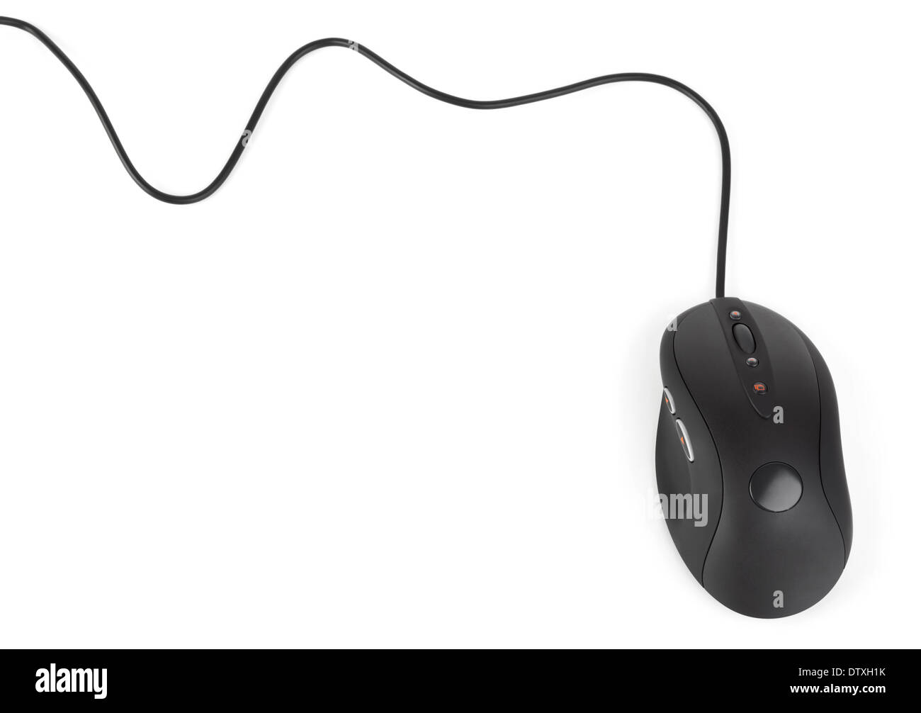 Computer mouse and cable Stock Photo - Alamy