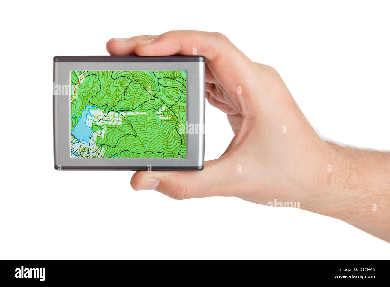 Gps hand hi-res stock photography and images - Alamy
