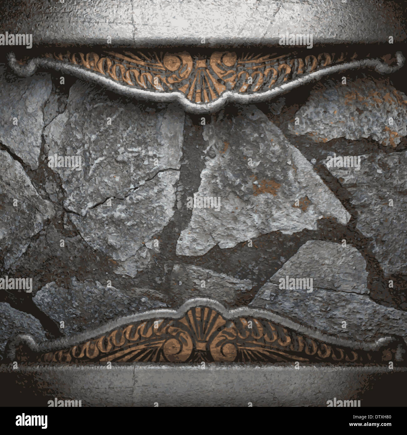 metal and stone background Stock Photo - Alamy