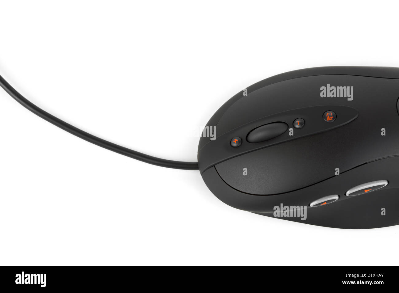 Computer mouse and cable Stock Photo - Alamy