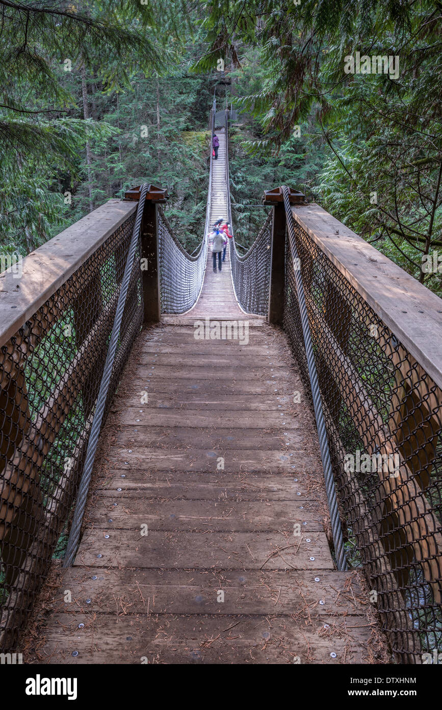 Danger suspension bridge hi-res stock photography and images - Alamy