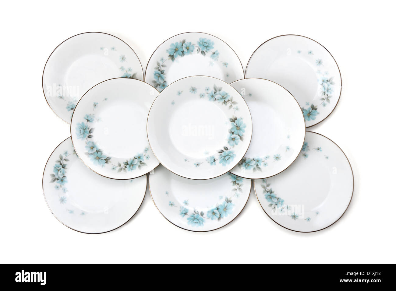 Set of plates Stock Photo - Alamy