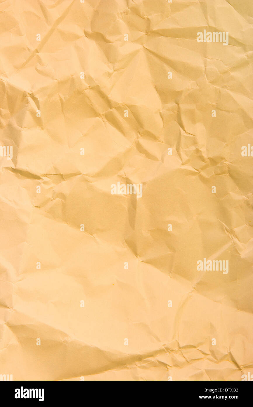 Crumpled wrapping paper Stock Photo - Alamy