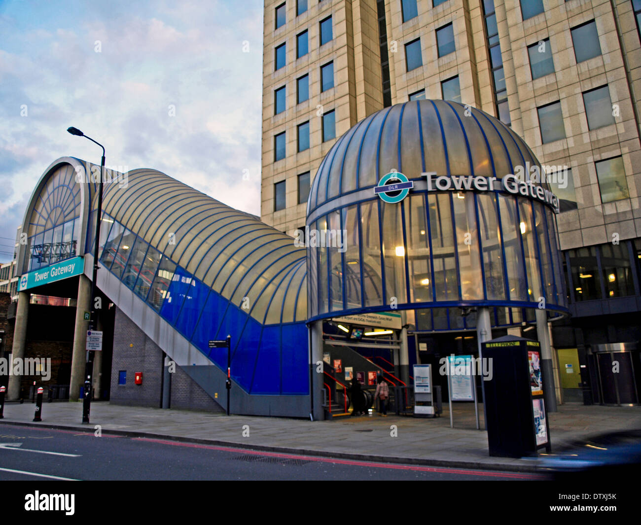Tower Gateway Docklands Light Railway Station, near the Tower of London ...