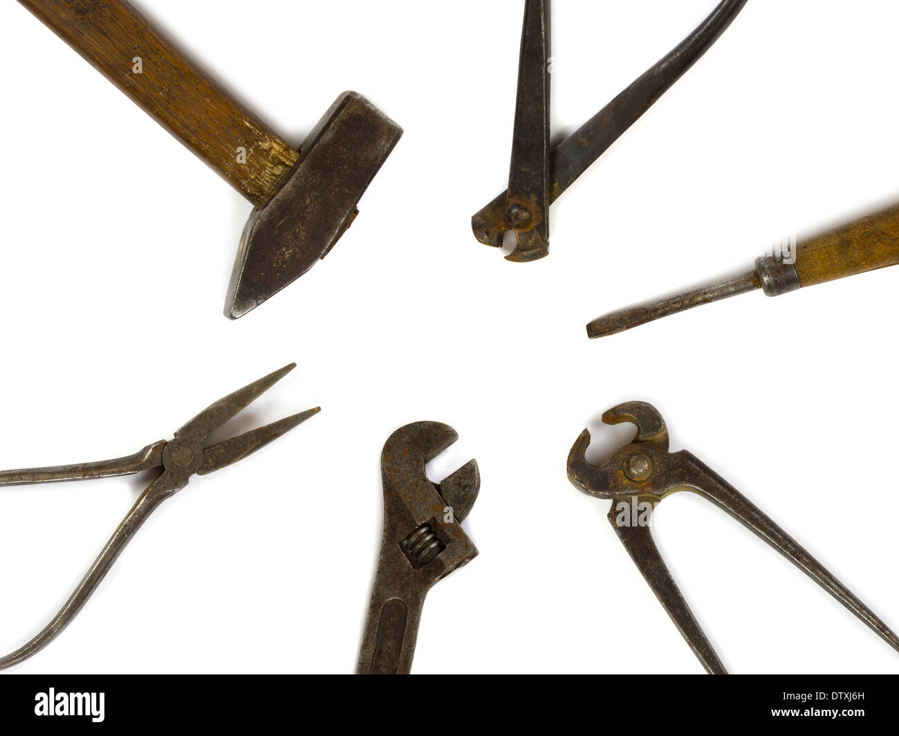 Old DIY tools Stock Photo - Alamy