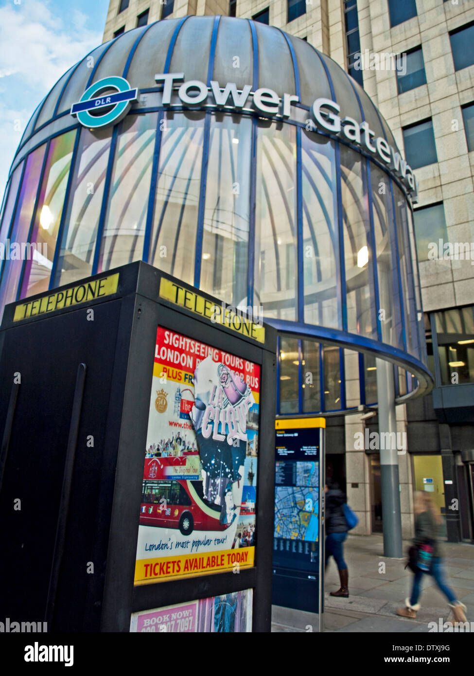 Tower Gateway Docklands Light Railway Station, near the Tower of London ...