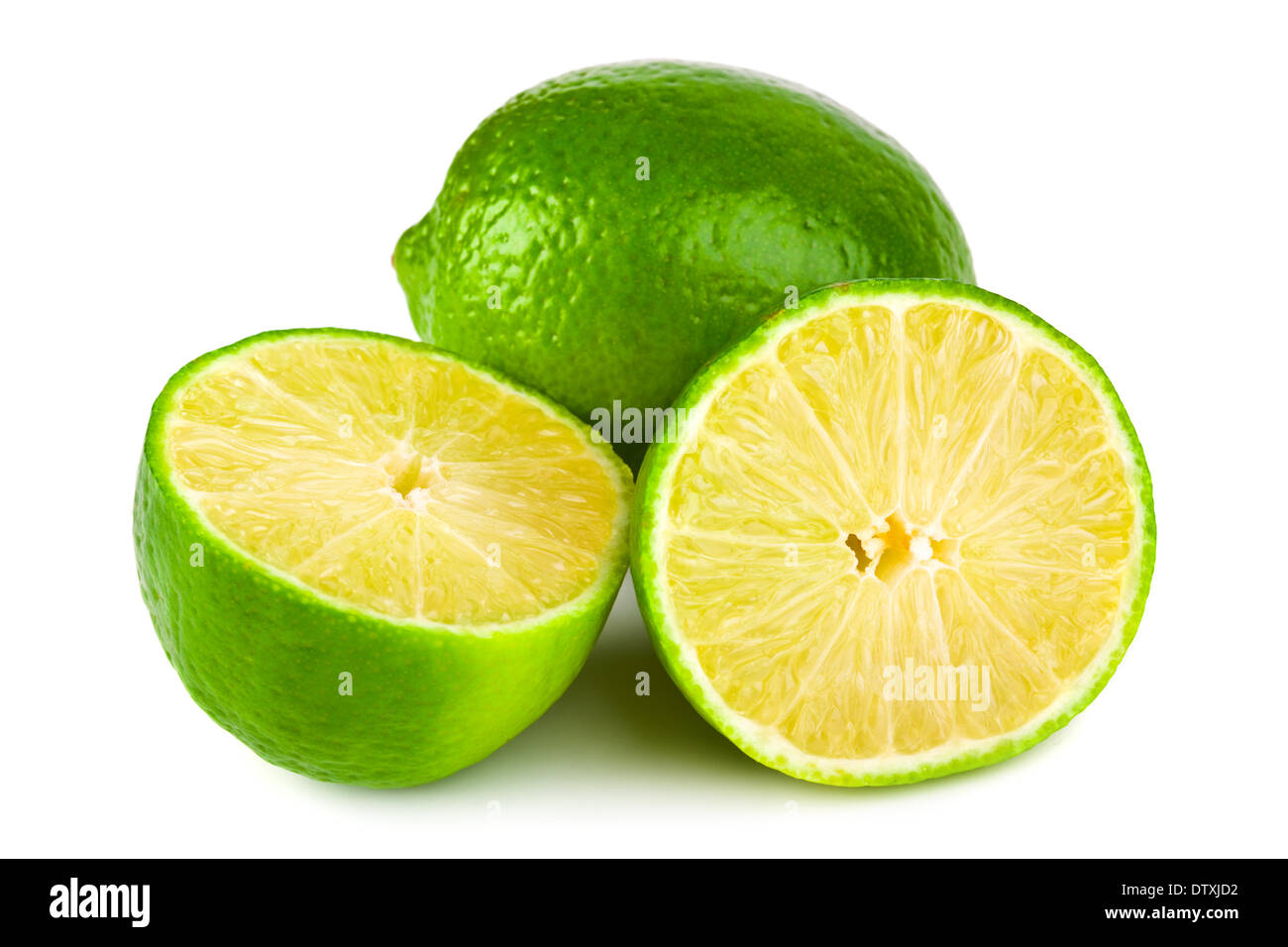 Yellow limes Cut Out Stock Images & Pictures - Alamy