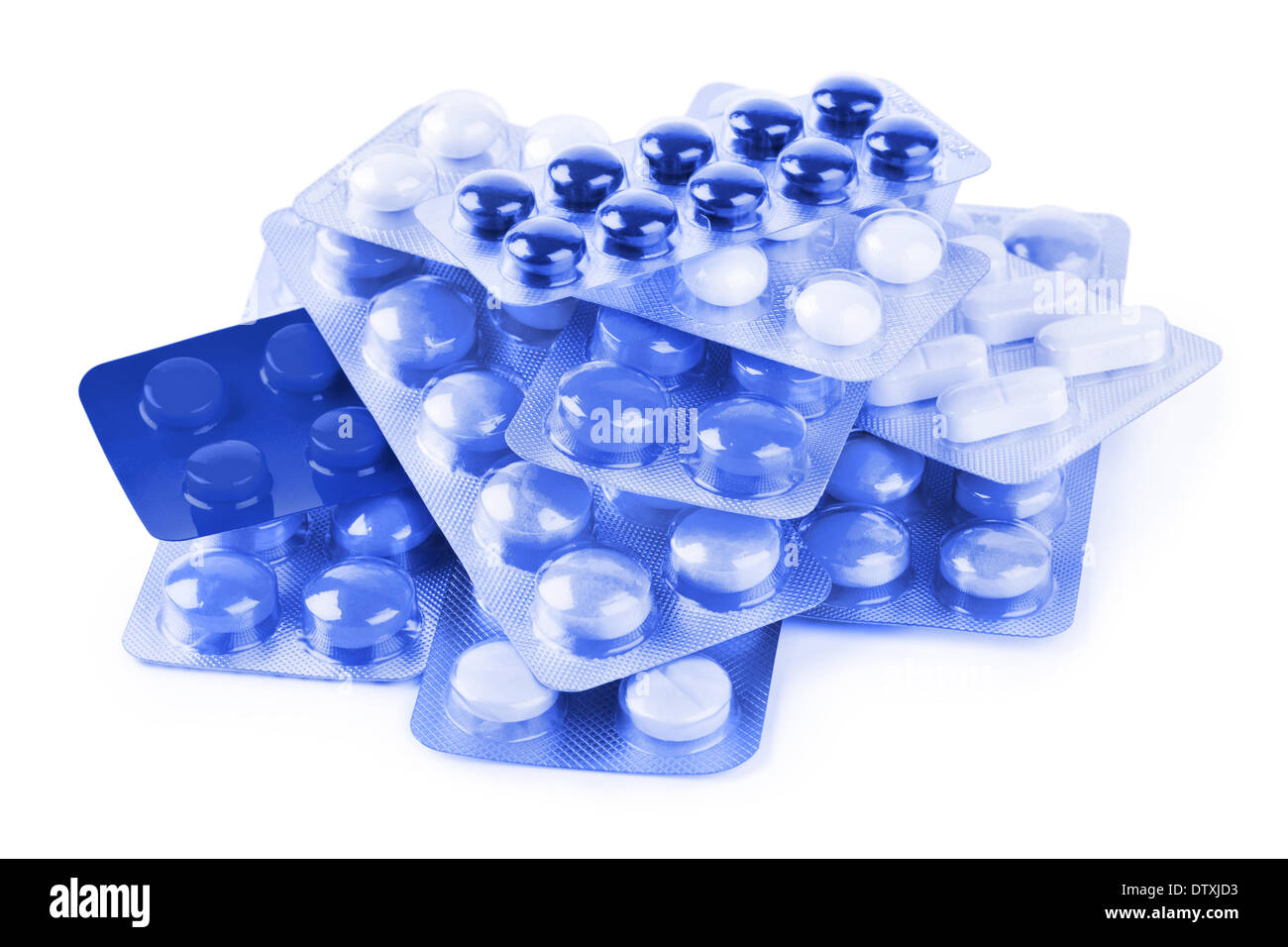Packs of pills Stock Photo - Alamy
