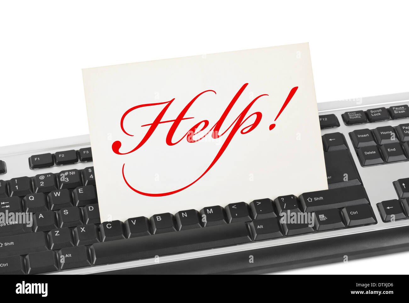 Help card hi-res stock photography and images - Alamy