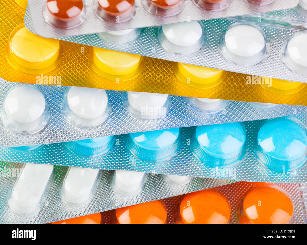 Packs of pills Stock Photo - Alamy