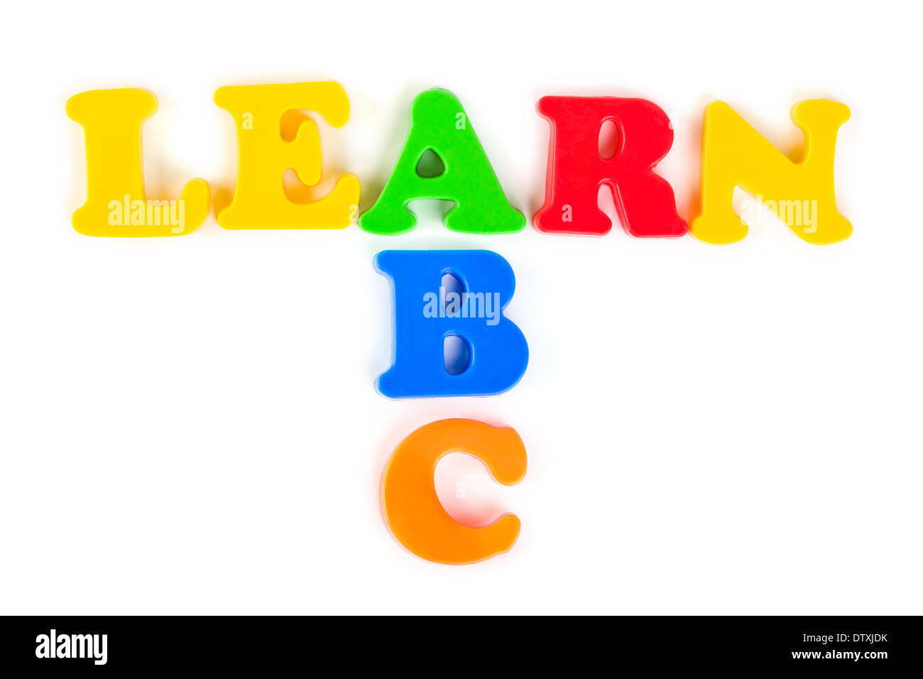 Learn abc hi-res stock photography and images - Alamy