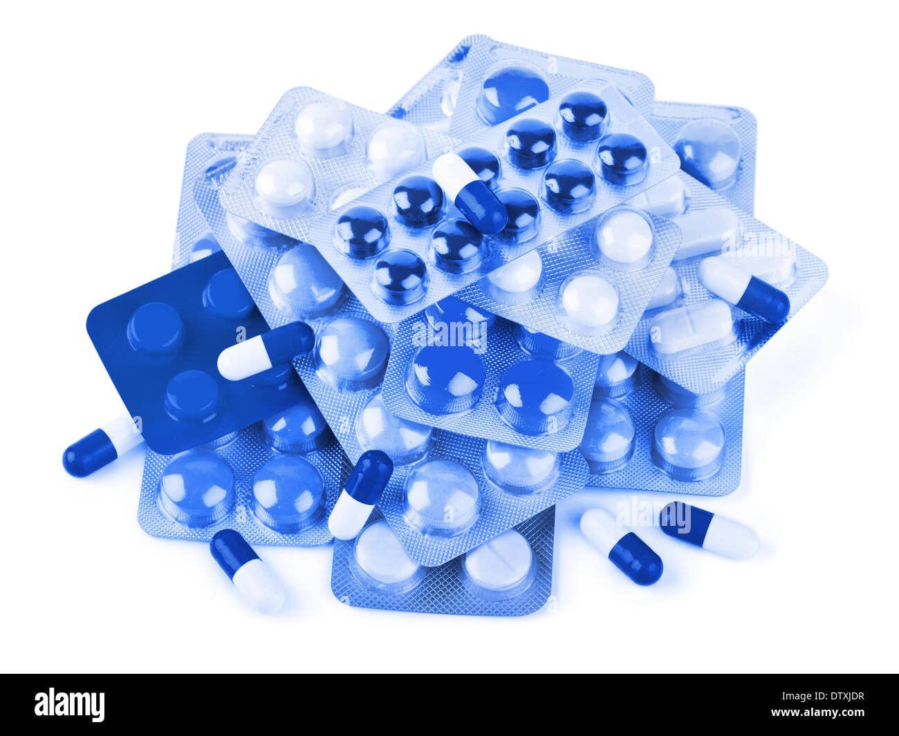 Packs of pills Stock Photo - Alamy