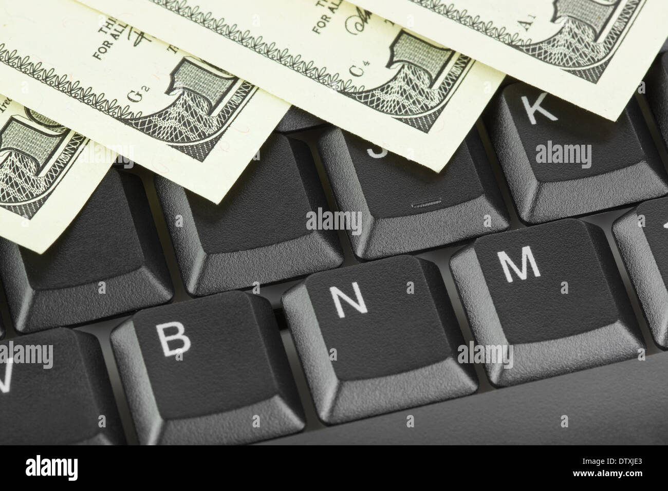 Keyboard money hi-res stock photography and images - Alamy