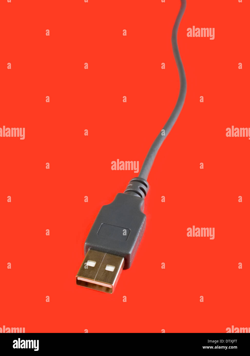 USB computer cable Stock Photo - Alamy