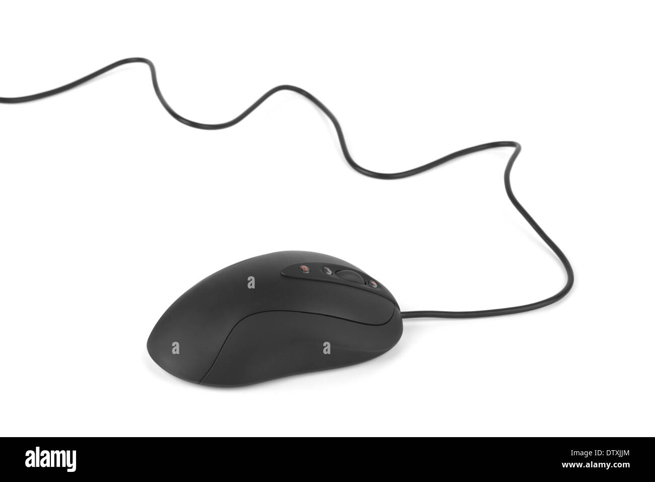 Computer mouse and cable Stock Photo - Alamy
