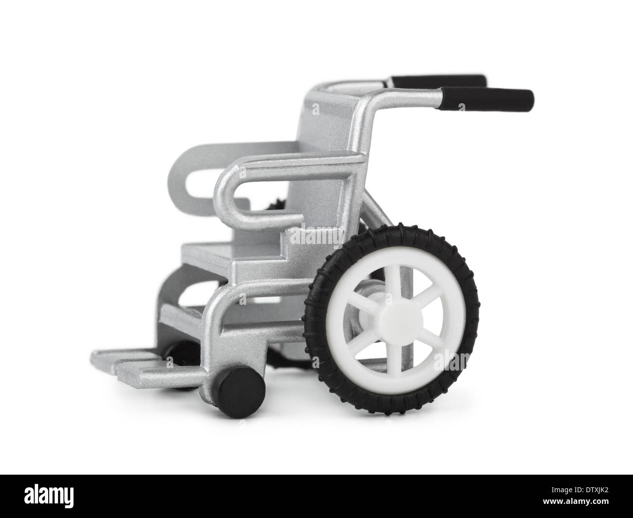 Toy wheelchair isolated on white background Stock Photo - Alamy
