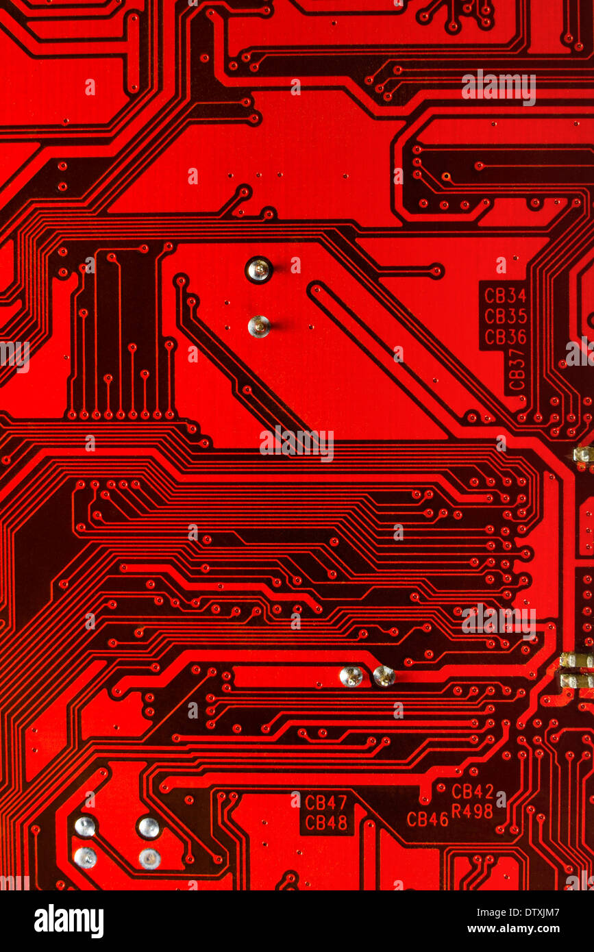 Macro of computer board Stock Photo - Alamy