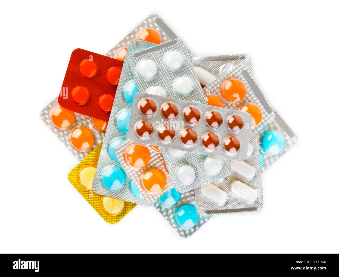 Packs of pills Stock Photo - Alamy