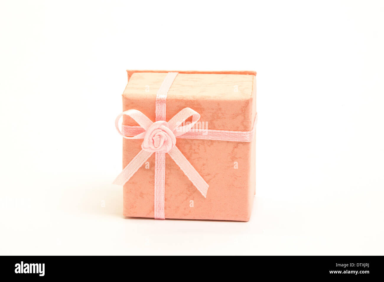 Orange empty gift box Cut Out Stock Images & Pictures - Alamy