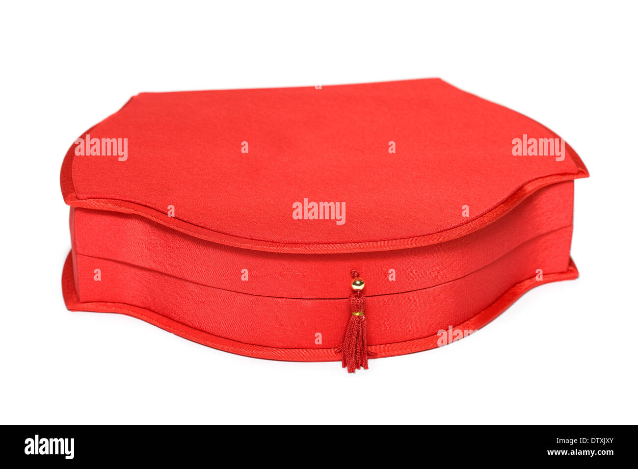 Red gift box Stock Photo - Alamy