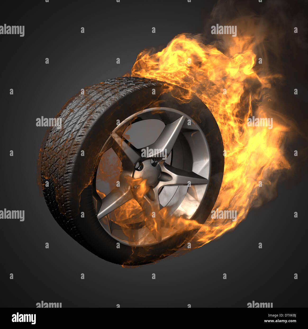 Burning asphalt hi-res stock photography and images - Alamy