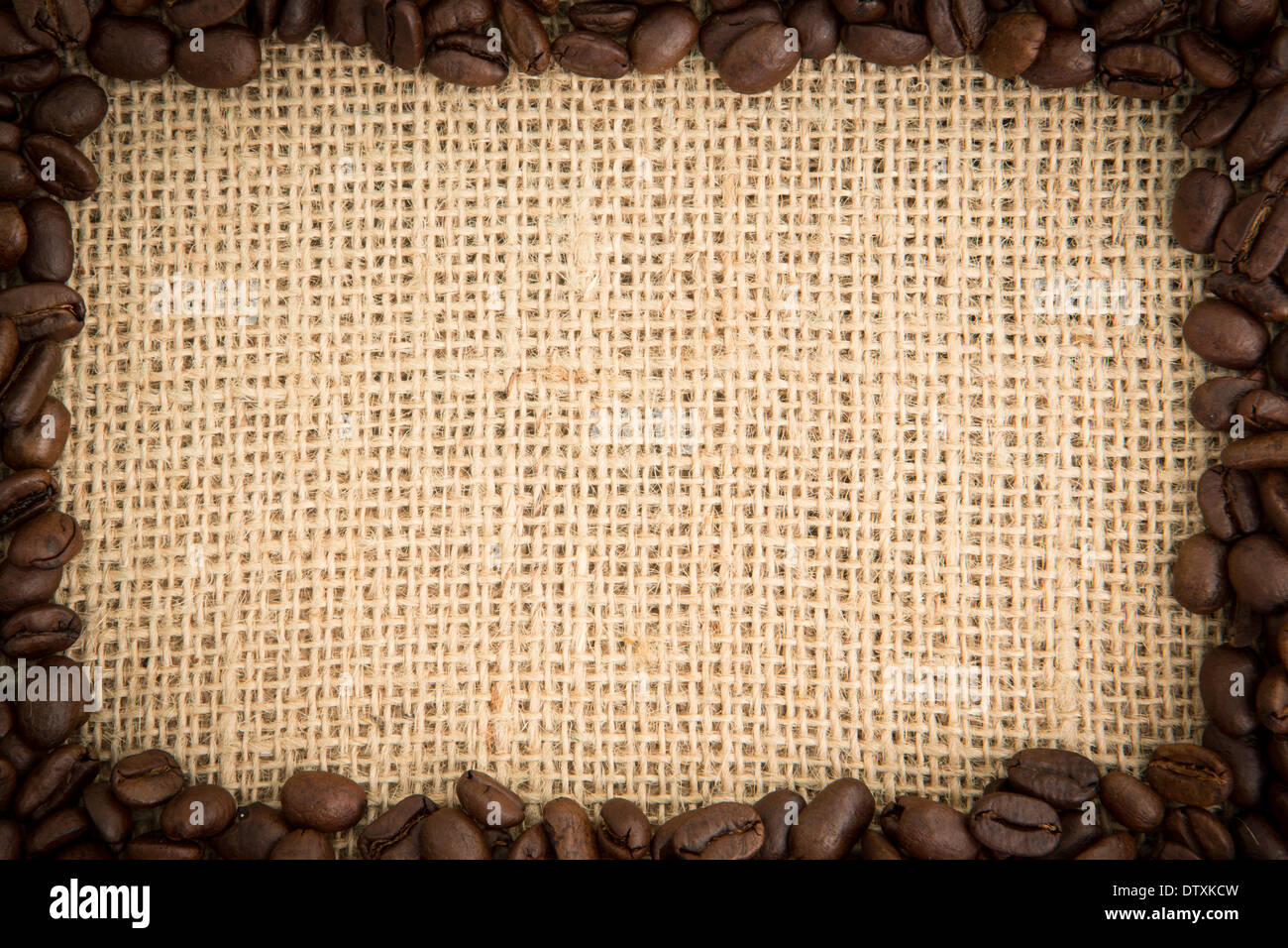 Frame of coffee beans Stock Photo - Alamy