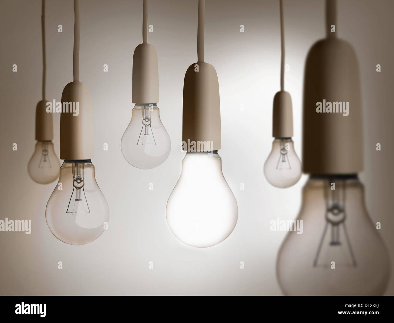 Group of light bulbs Stock Photo - Alamy