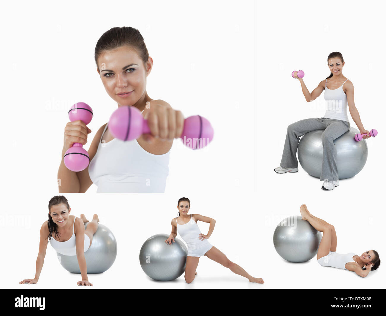 Strength training collage hi-res stock photography and images - Alamy