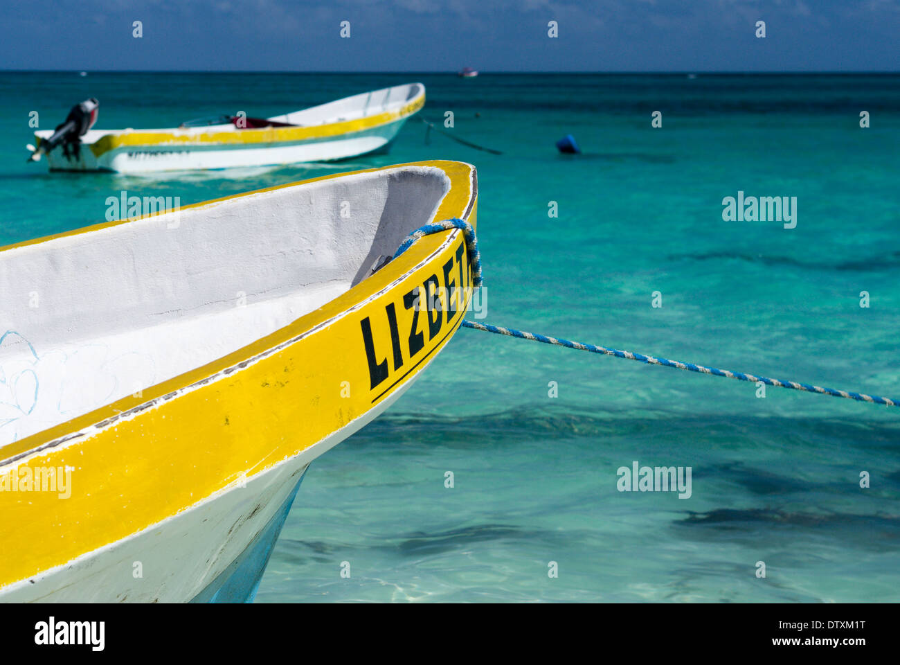 Tour Boat Lizbeth beached. A traditional snorkeling and Tulum ruins ...