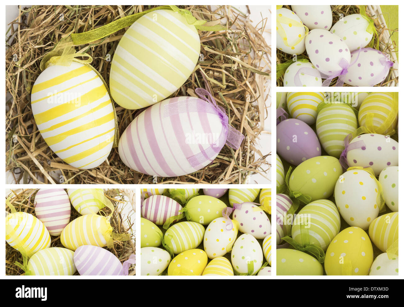 Collage easter eggs hi-res stock photography and images - Alamy