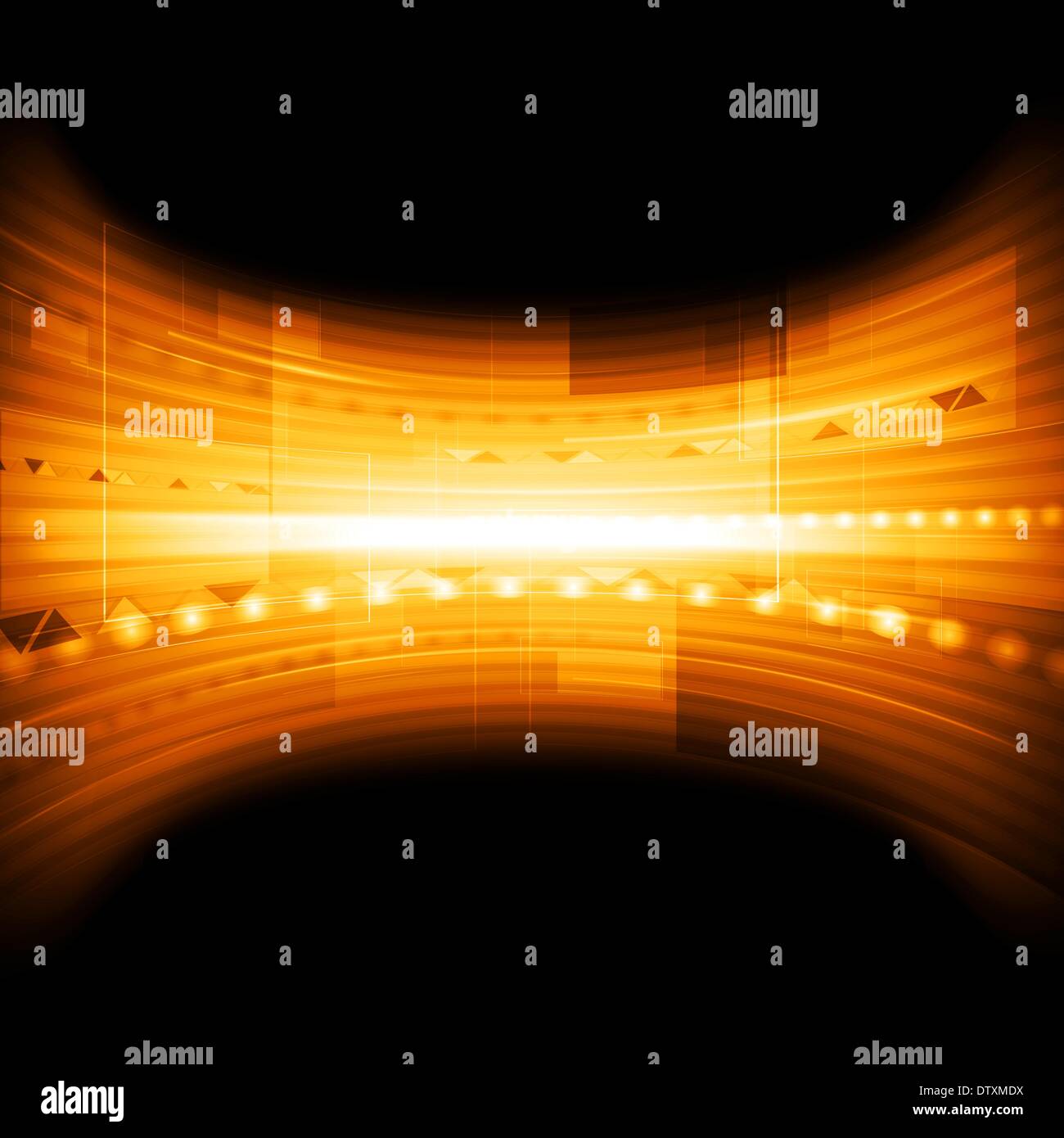 Bright orange technology design Stock Photo - Alamy