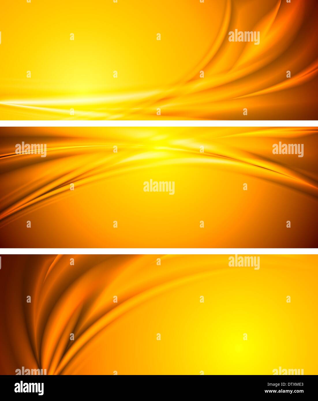 Abstract orange sunny banners Stock Photo - Alamy