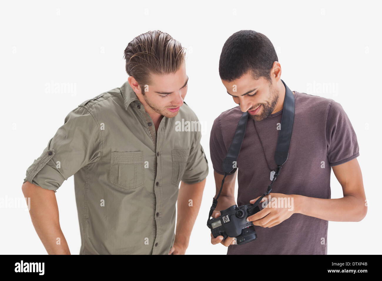 Male friends standing on Cut Out Stock Images & Pictures - Alamy